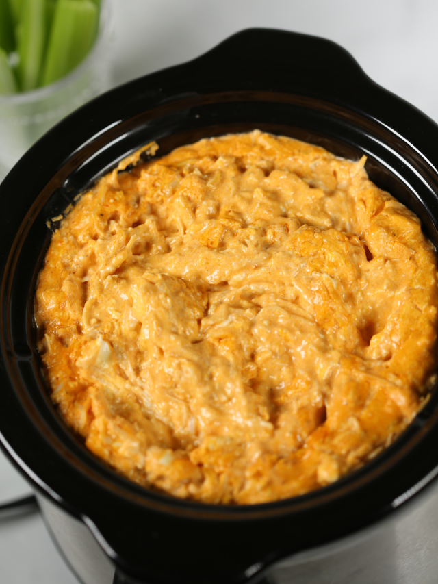 Easy Buffalo Chicken Dip (Crock Pot) - More Chicken Recipes